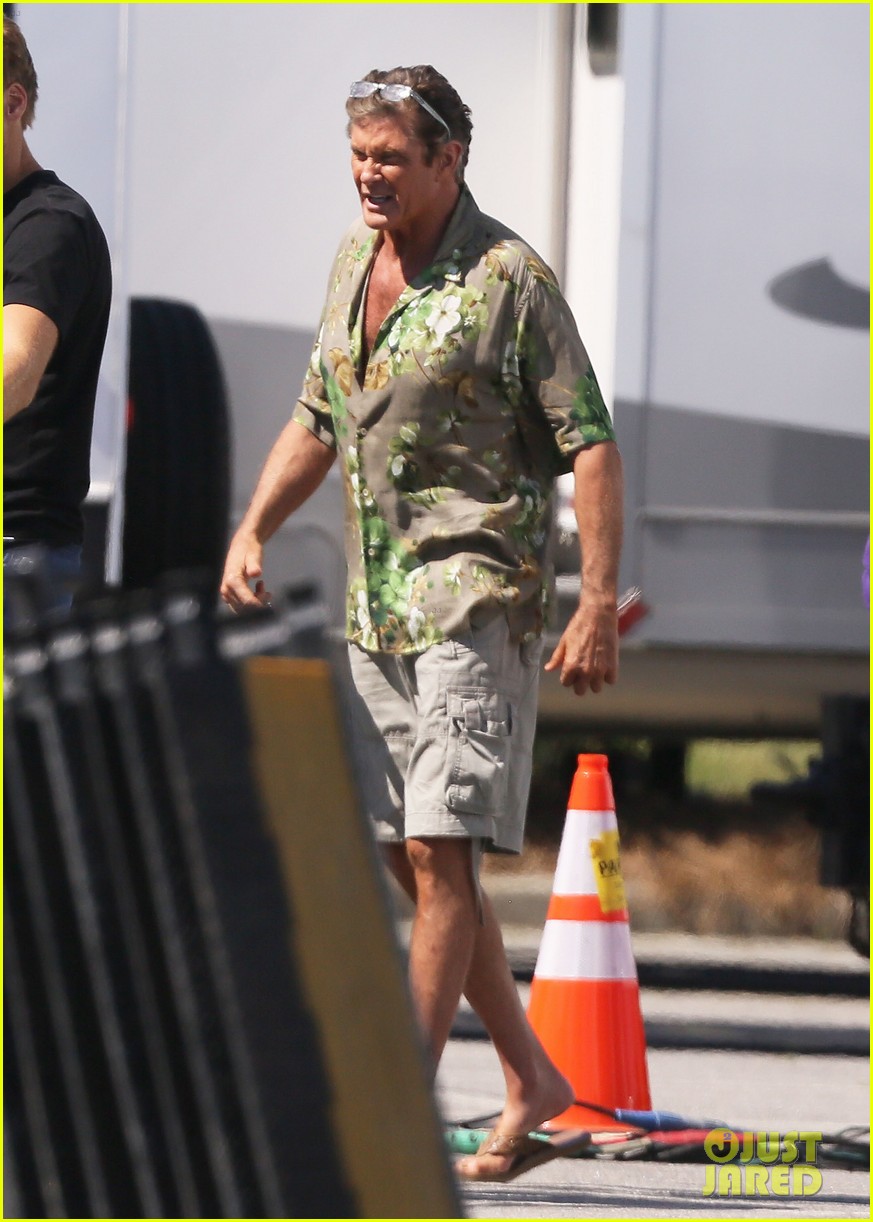 David Hasselhoff Spotted on 'Baywatch' Set for First Time!: Photo ...