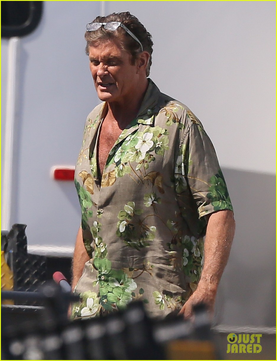 David Hasselhoff Spotted on 'Baywatch' Set for First Time!: Photo ...