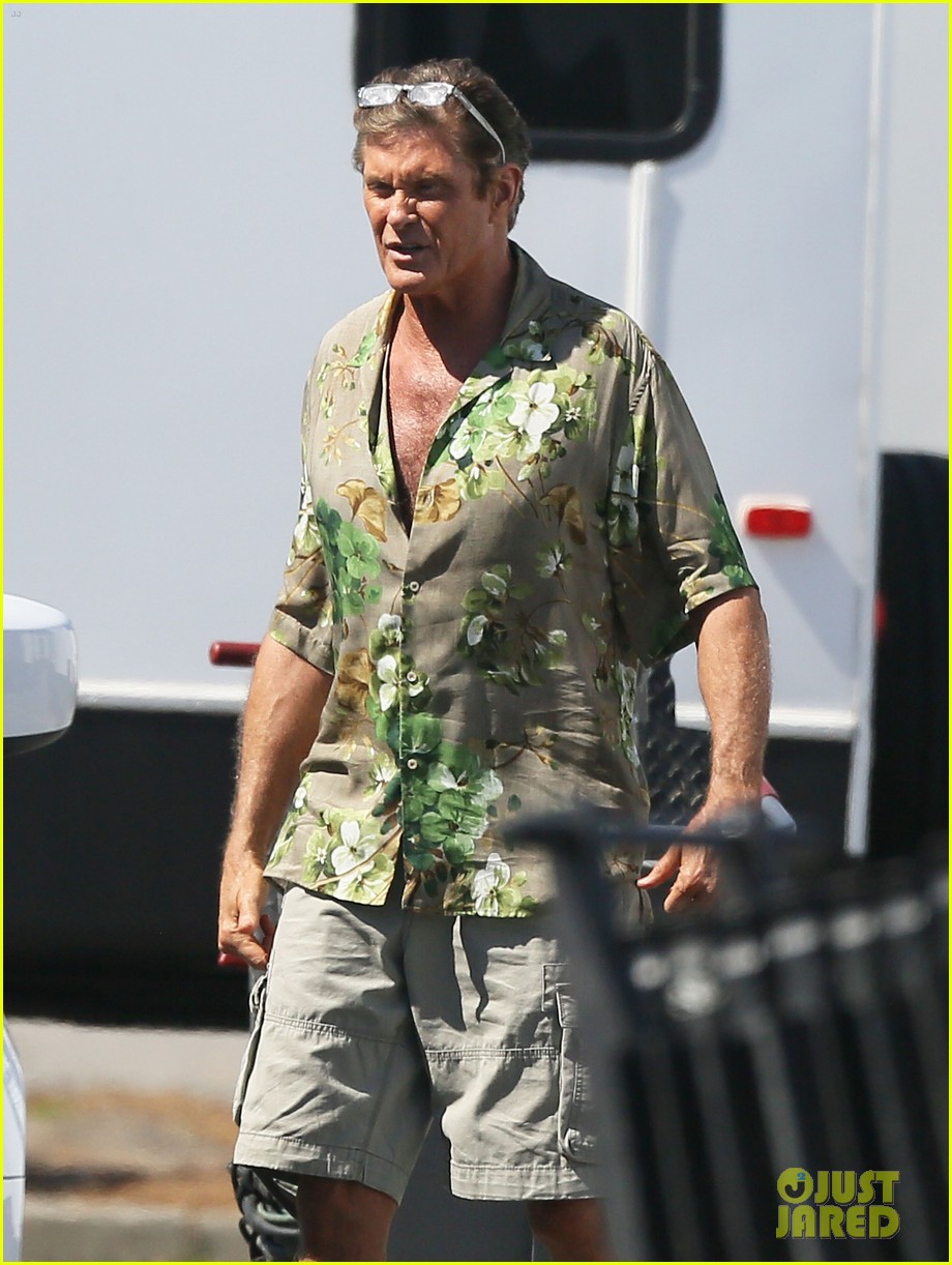David Hasselhoff Spotted on 'Baywatch' Set for First Time!: Photo ...