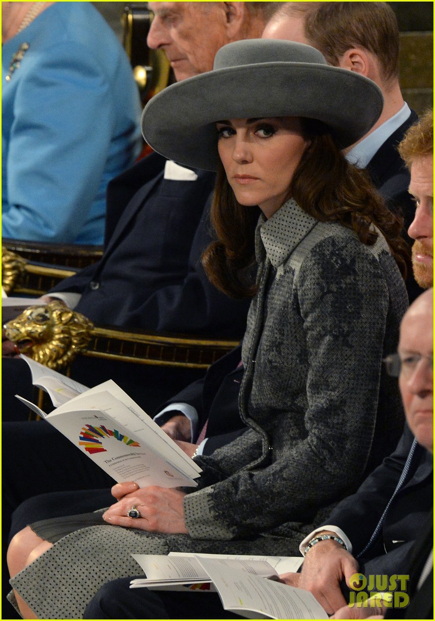 Kate Middleton & Royal Family Attend Commonwealth Day Service: Photo ...