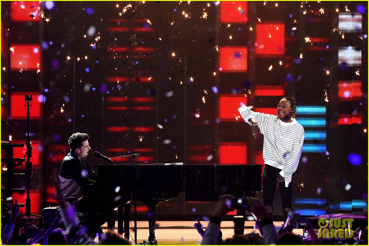 Charlie Puth & Wiz Khalifa's Kids Choice Awards 2016 Performance Video ...