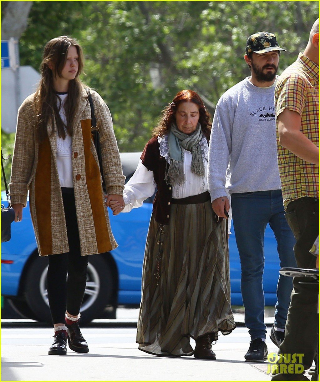 Shia LaBeouf Takes Mia Goth & His Mom Out to Easter Brunch: Photo ...