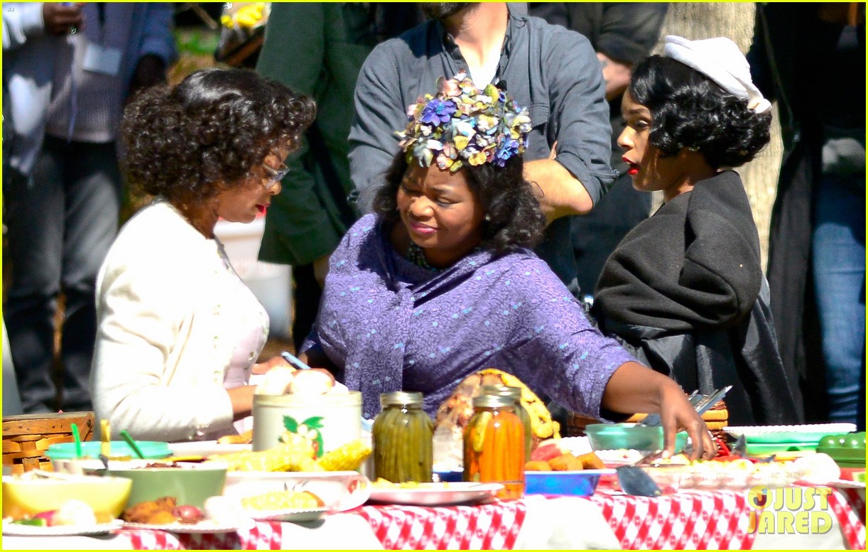 Taraji P. Henson & Octavia Spencer Wear Period Costumes on 'Hidden ...