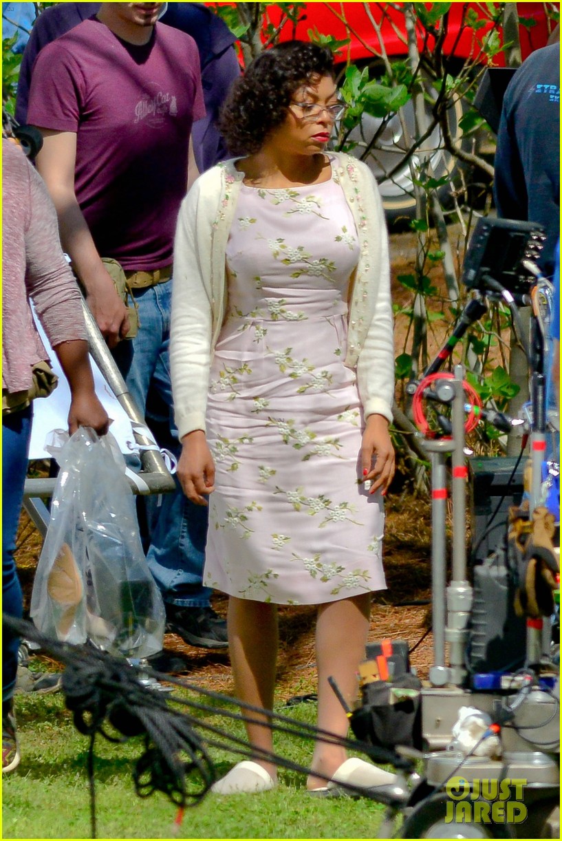 Taraji P. Henson & Octavia Spencer Wear Period Costumes on 'Hidden ...