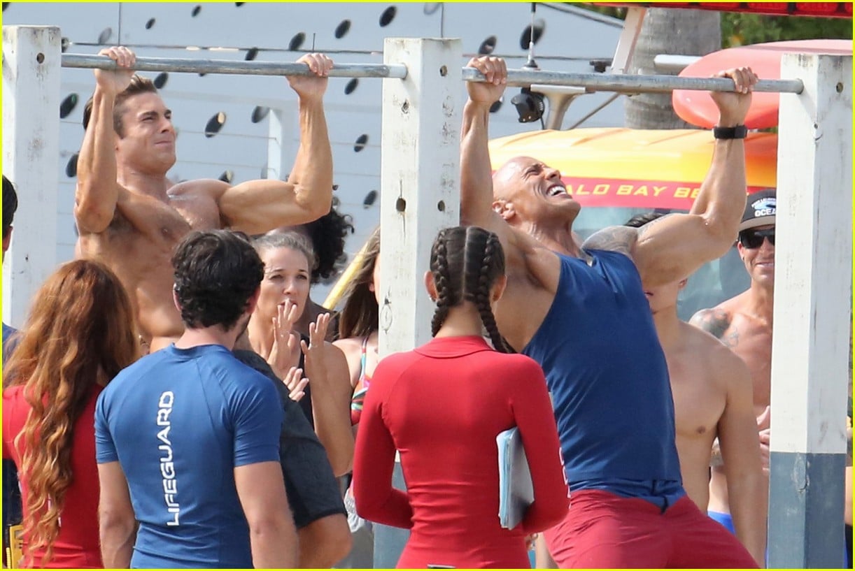 Photo: zac efron pull up contest baywatch 08 | Photo 3600487 | Just Jared