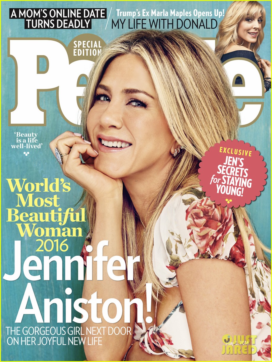 Jennifer Aniston Named People Magazine's World's Most Beautiful Woman ...