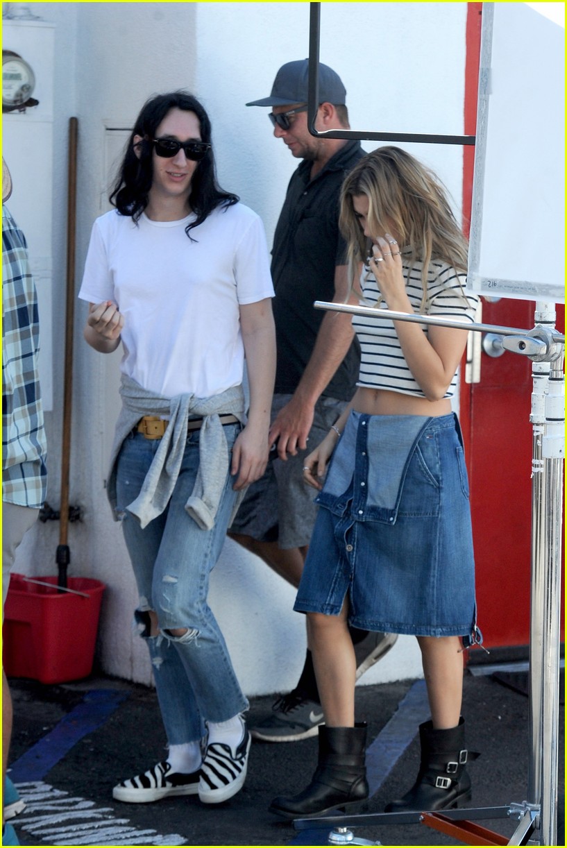 Hailey Baldwin Joins Lucky Blue Smith for Tommy Hilfiger Shoot: Photo ...