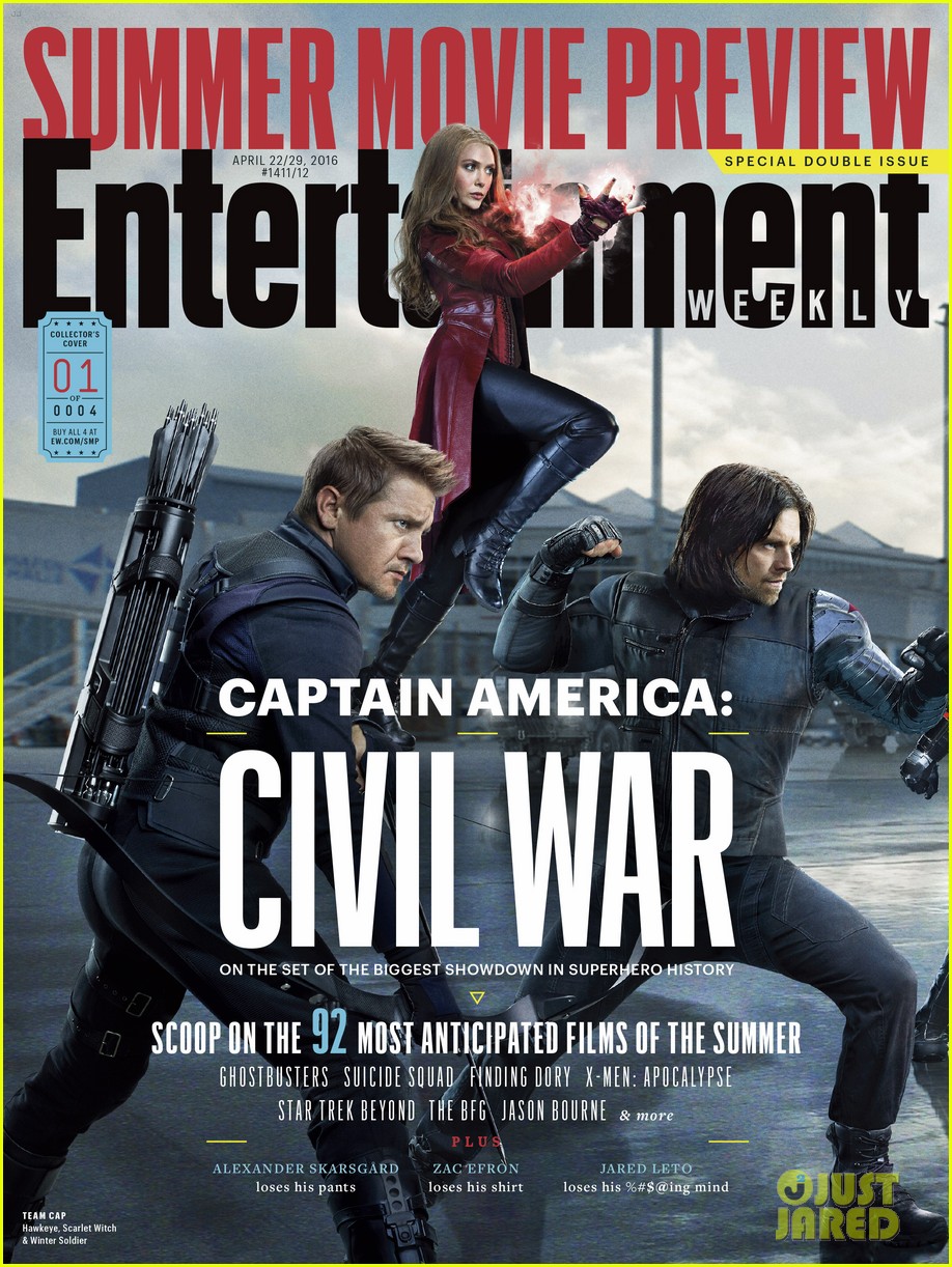 Chris Evans & Robert Downey, Jr. Face Off in 'Captain America' Covers ...
