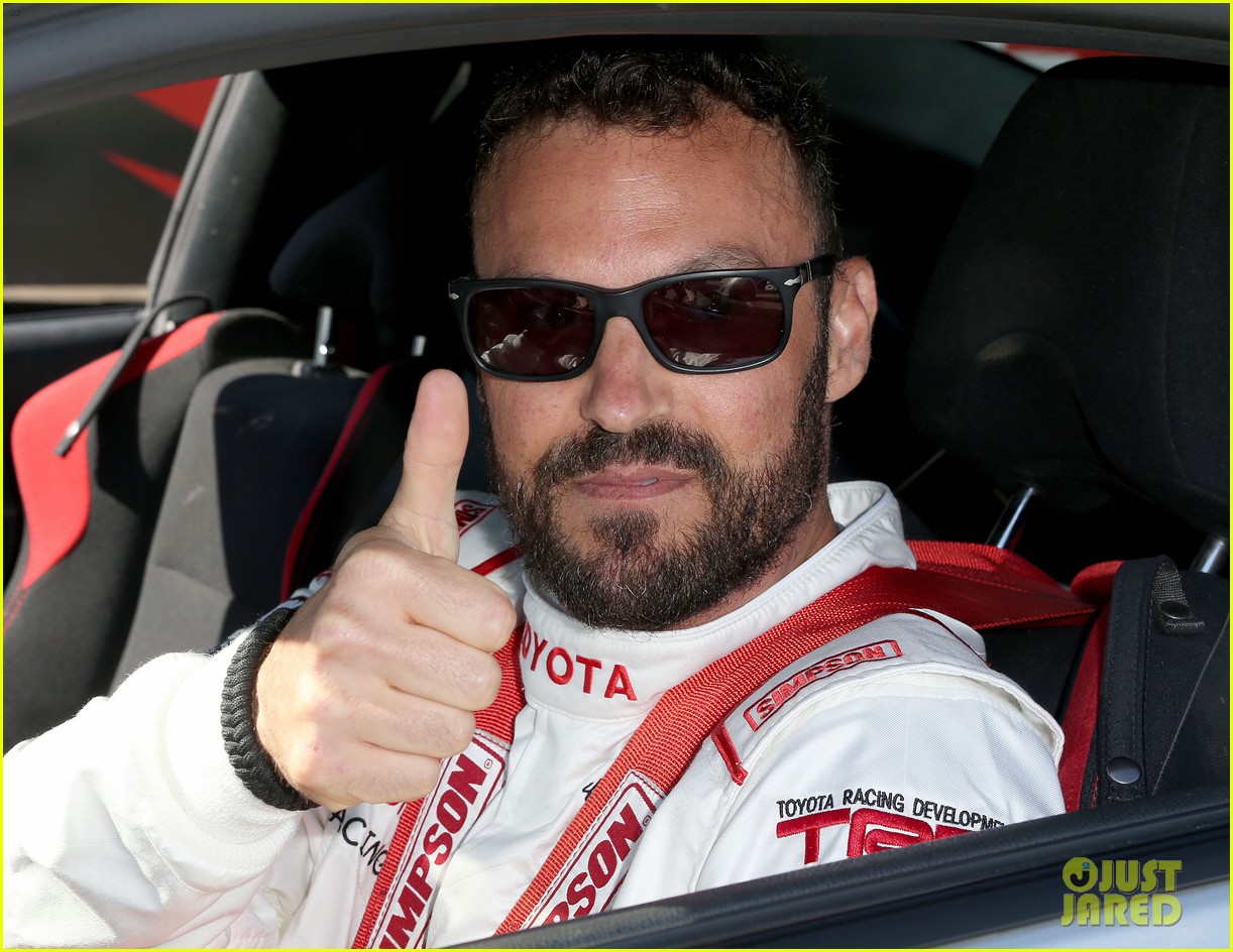 Brian Austin Green Helps Kick Off Toyota Grand Prix Celebrity Race ...