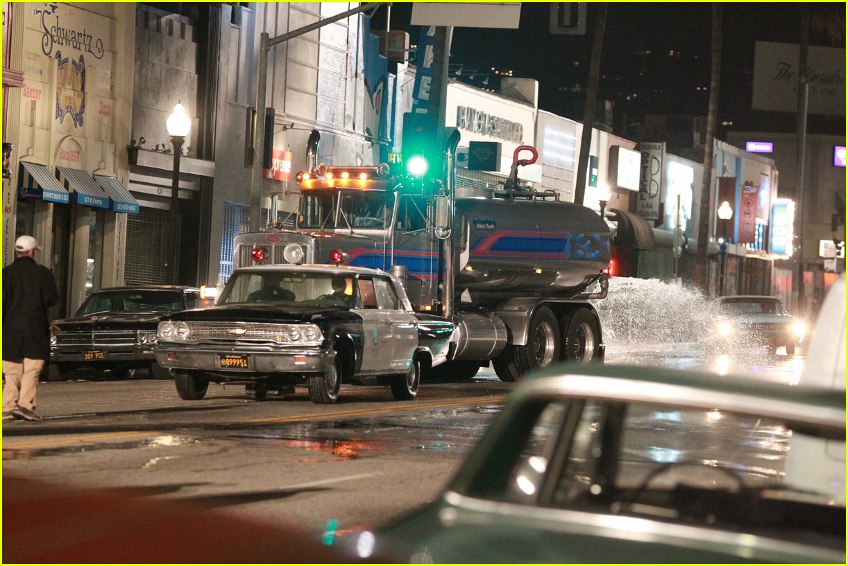 Seth Rogen & Josh Hutcherson Film Explosion Scene for 'Future Man ...