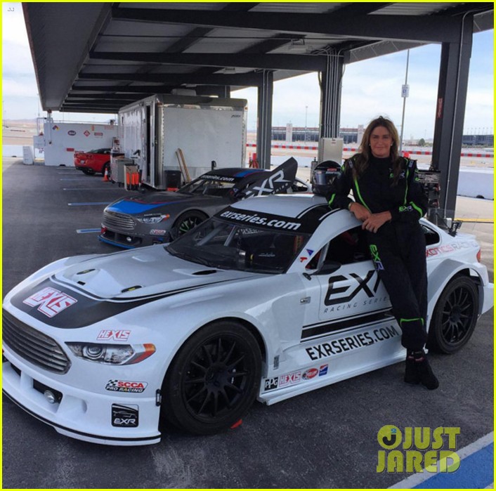 Caitlyn Jenner & Son Burt Spend the Day Racing Cars: Photo 3638046 ...