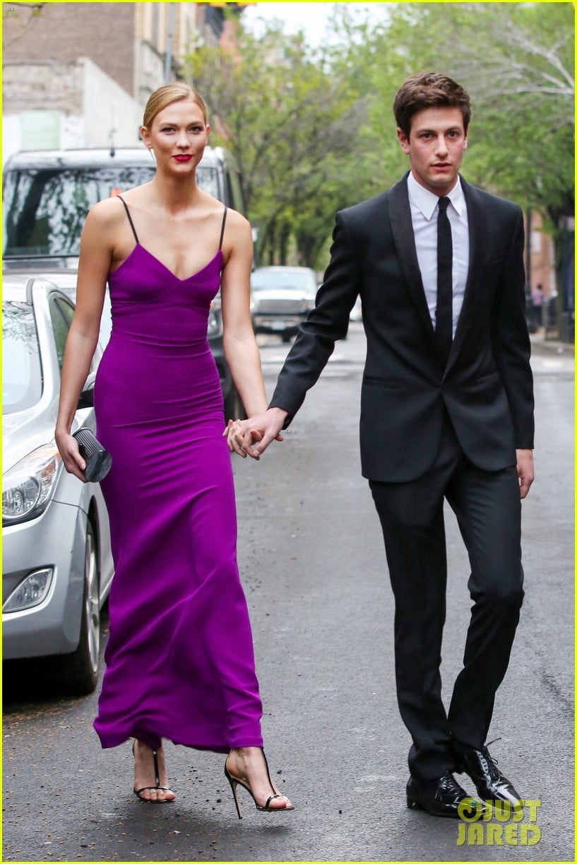 Karlie Kloss Wears Purple for Prince at Time 100 Gala with Boyfriend ...