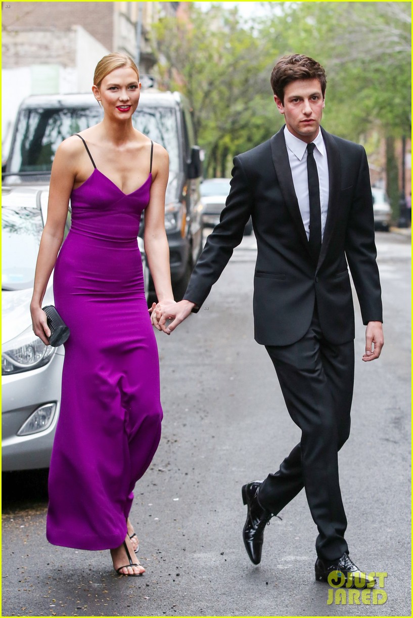 Karlie Kloss Wears Purple for Prince at Time 100 Gala with Boyfriend ...