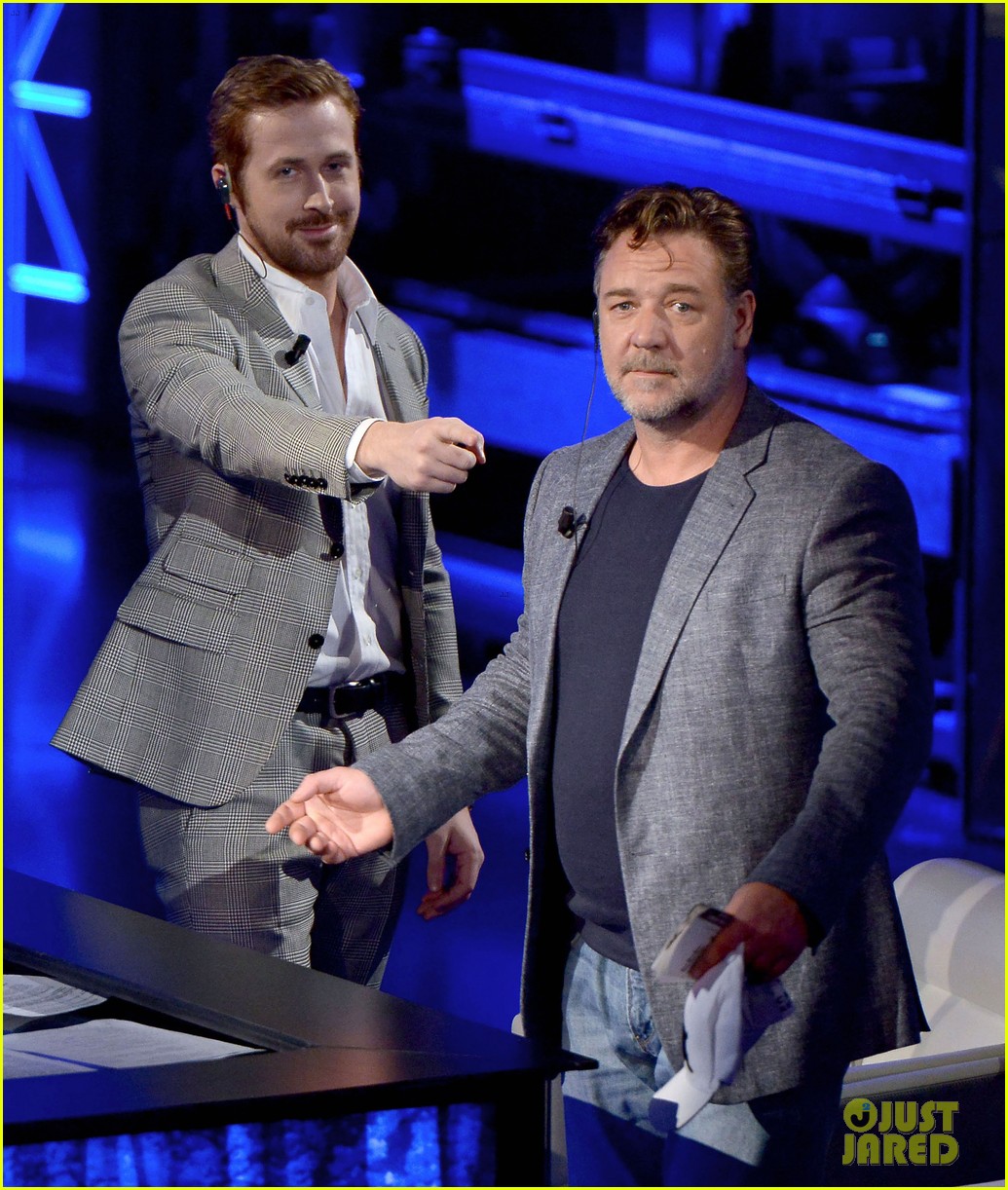 Ryan Gosling & Russell Crowe Get Yelled At For Not Promoting 'The Nice ...