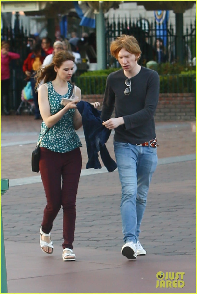 Domhnall Gleeson Spends the Day at Disneyland With Rumored Girlfriend ...