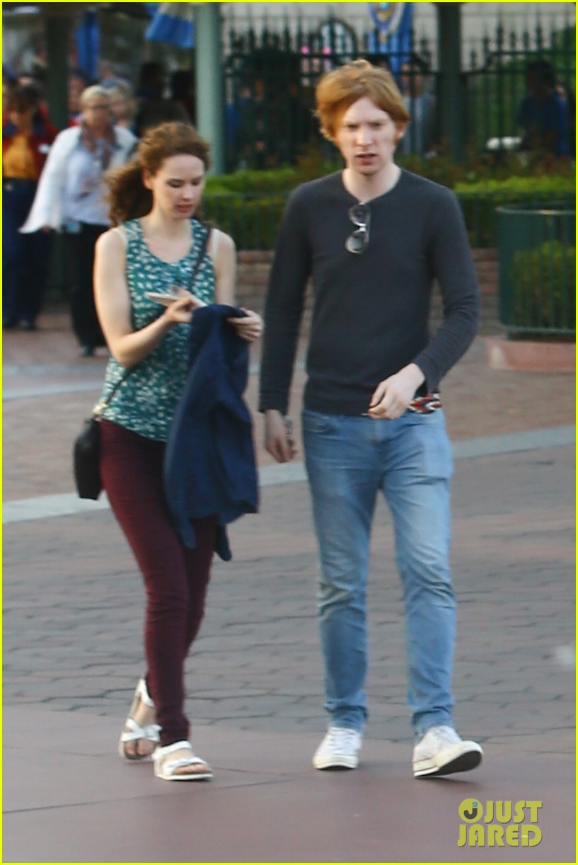 Domhnall Gleeson Spends the Day at Disneyland With Rumored Girlfriend ...