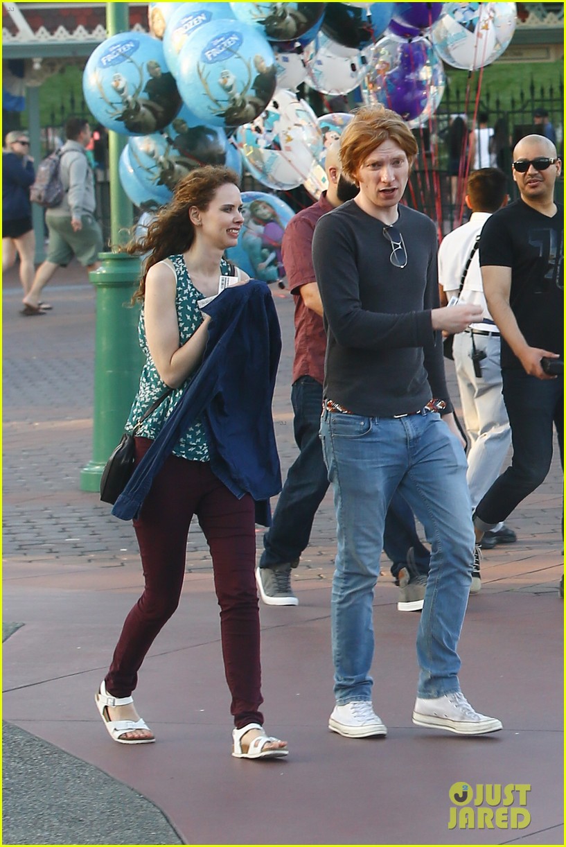 Domhnall Gleeson Spends the Day at Disneyland With Rumored Girlfriend ...