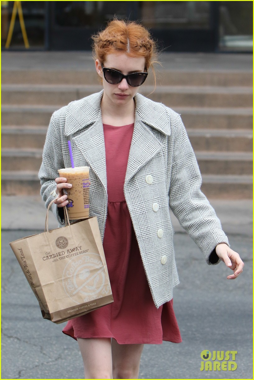 Emma Roberts Wears Her Met Gala Braids In Los Angeles: Photo 3647993 ...