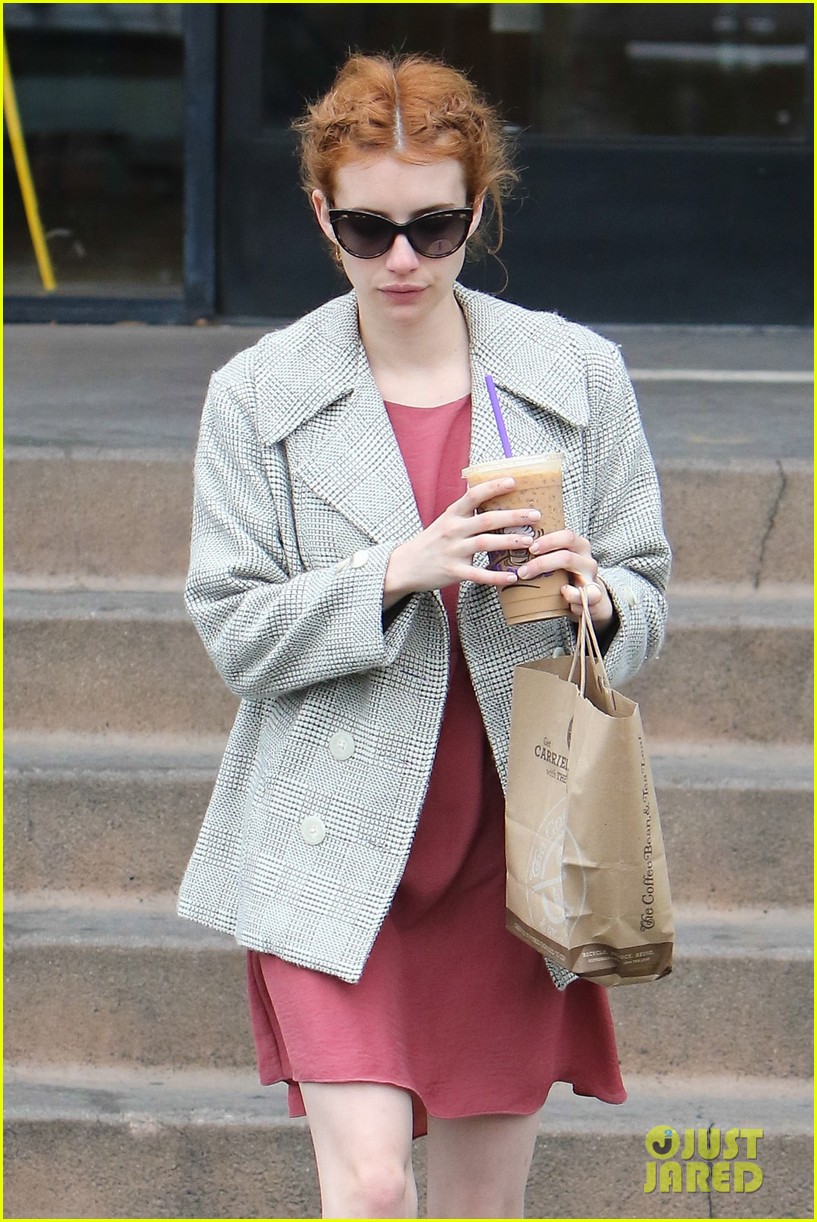 Emma Roberts Wears Her Met Gala Braids In Los Angeles: Photo 3647995 ...