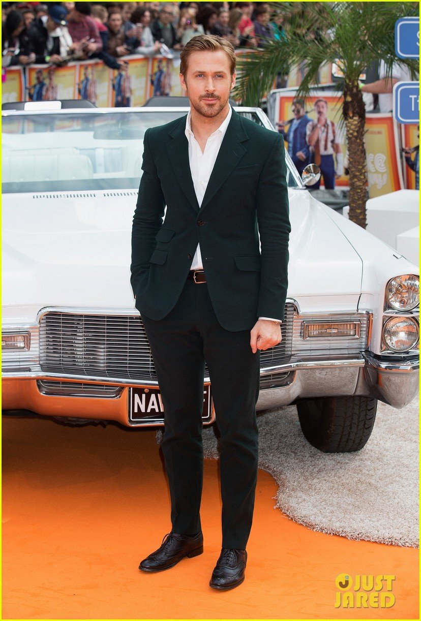 Ryan Gosling & Russell Crowe Goof Off at 'The Nice Guys' UK Premiere ...