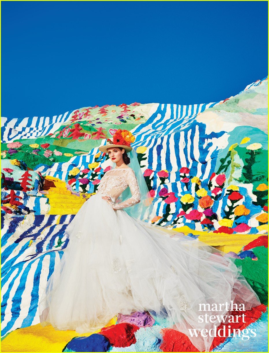 Lydia Hearst Models Bridal Looks for 'Martha Stewart Weddings': Photo ...