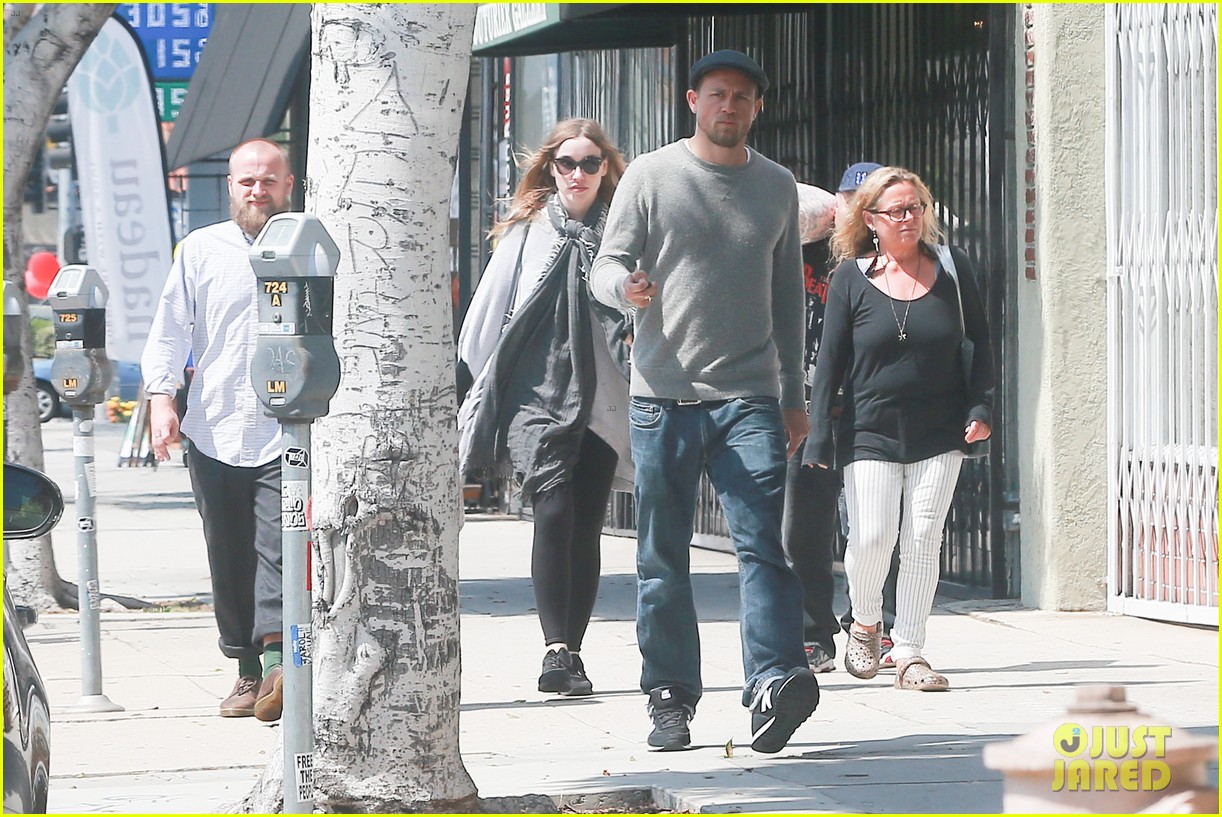 Charlie Hunnam Does Shopping & Breakfast with Girlfriend Morgana ...