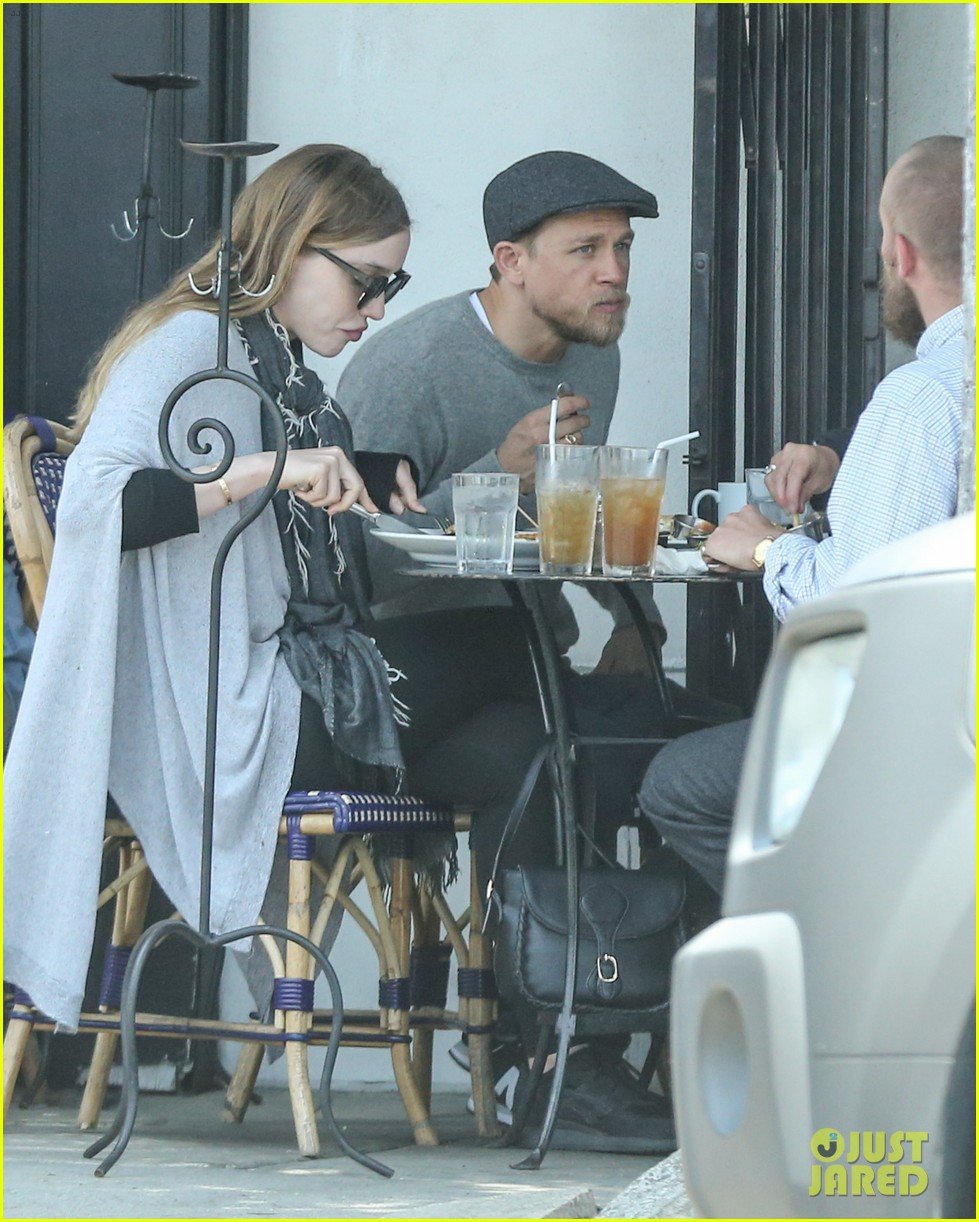 Charlie Hunnam Does Shopping & Breakfast with Girlfriend Morgana ...