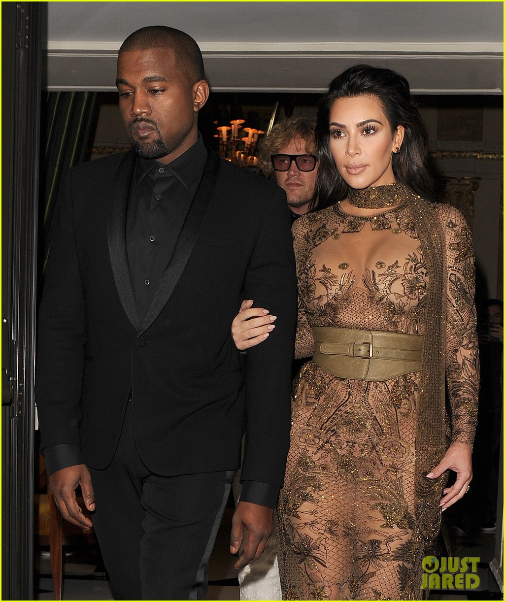 Kim Kardashian & Kanye West Have Date Night at Vogue 100 Gala: Photo ...