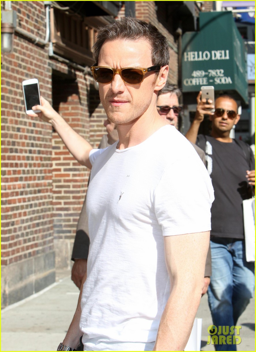 James McAvoy & Stephen Colbert Read Minds Together! (Video): Photo ...