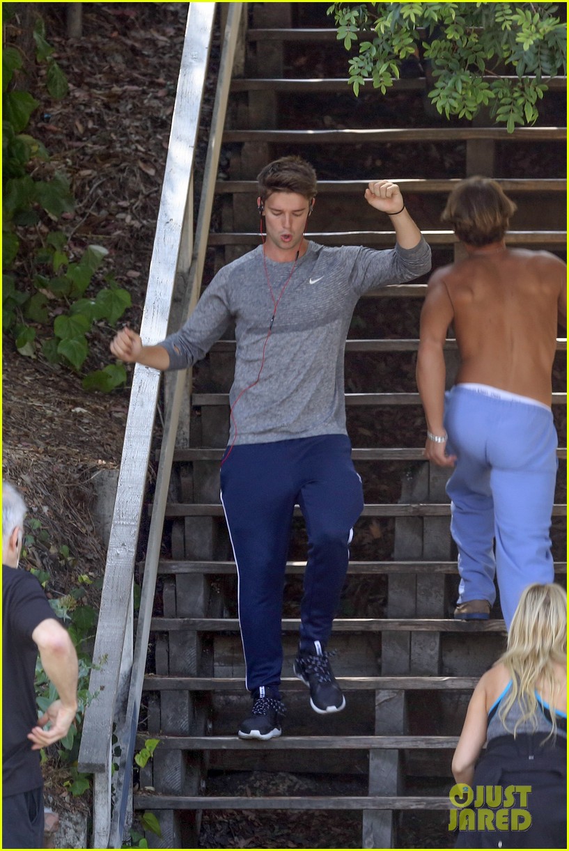 Patrick Schwarzenegger & Abby Champion Hit The Stairs For Weekend ...