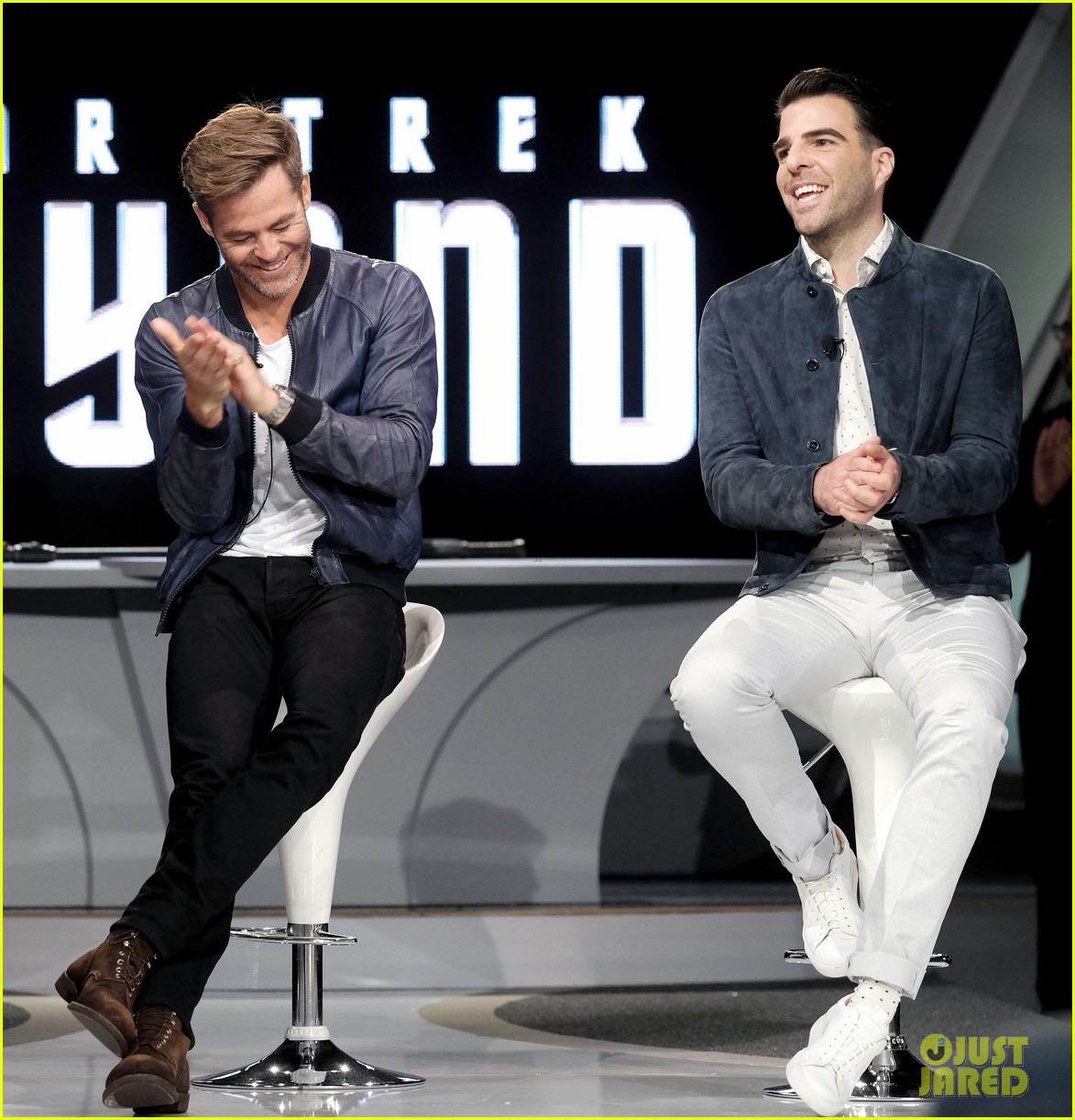 Chris Pine & Zachary Quinto Give the Vulcan Salute at 'Star Trek' Fan Event: Photo 3662412 ...