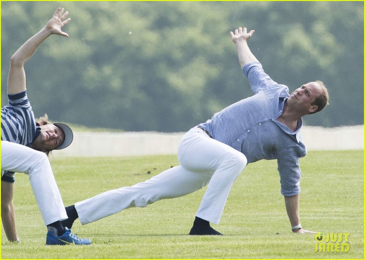 Prince William Does Yoga Stretches Before Polo Match: Photo 3669455 ...