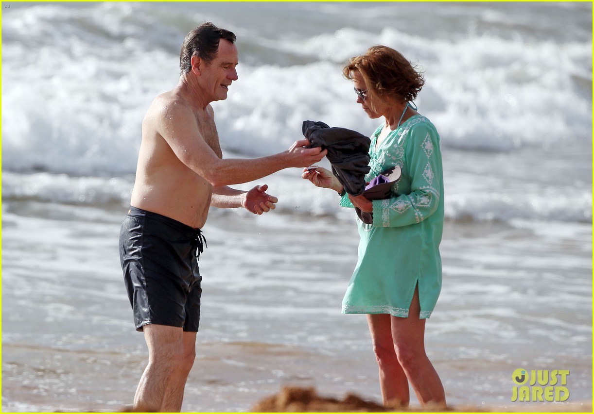 Bryan Cranston Goes Shirtless for Refreshing Swim in Hawaii: Photo ...