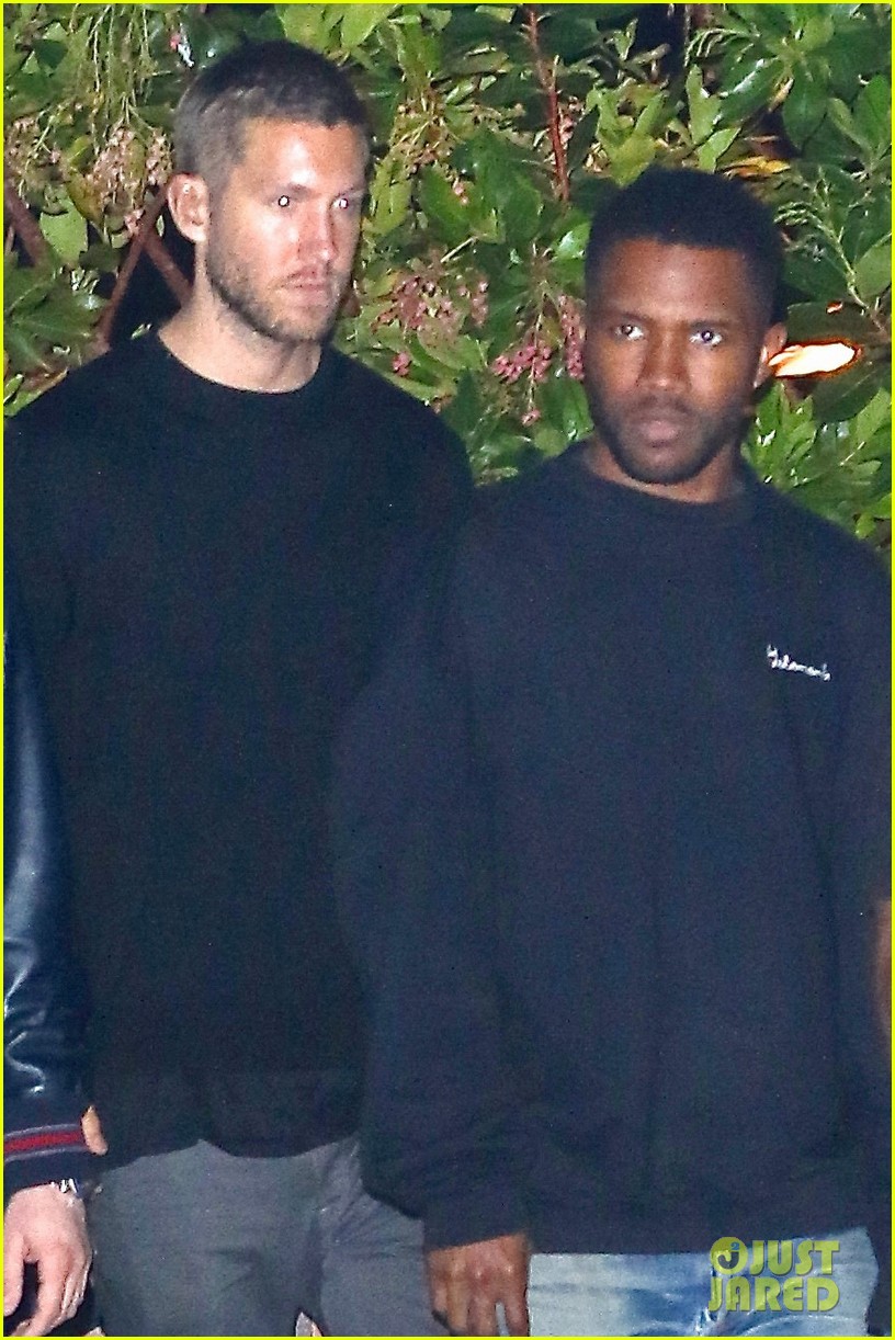 Newly Single Calvin Harris Hangs Out With Frank Ocean: Photo 3674240 ...