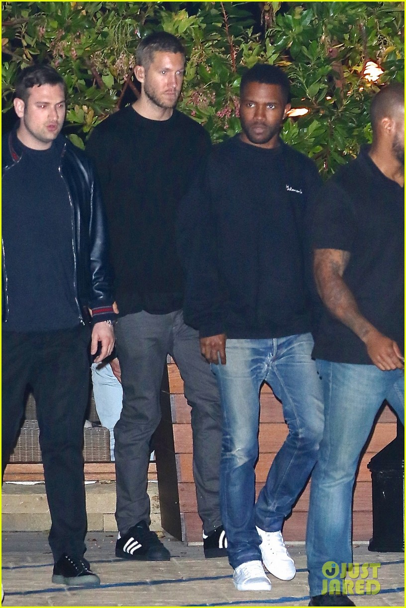 Newly Single Calvin Harris Hangs Out With Frank Ocean: Photo 3674253 ...
