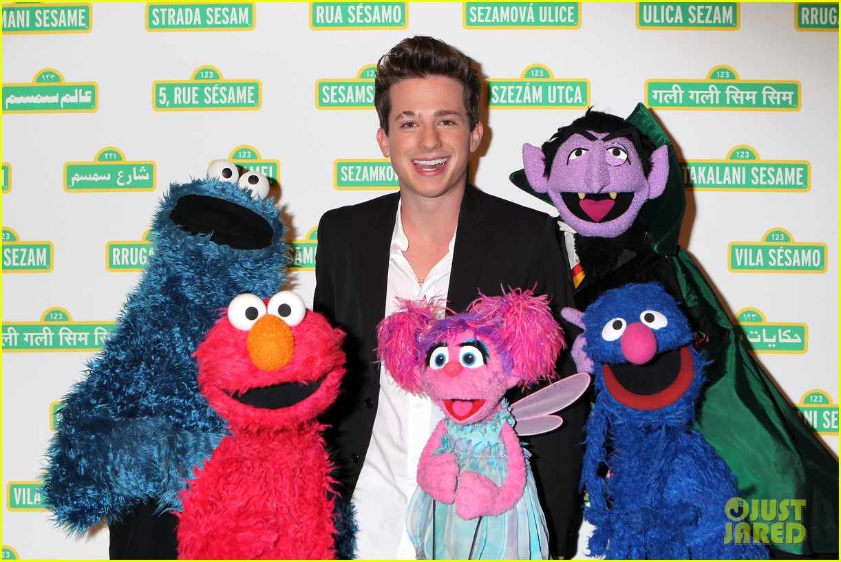 Charlie Puth Takes the Stage with Elmo at 'Sesame Street' Benefit ...