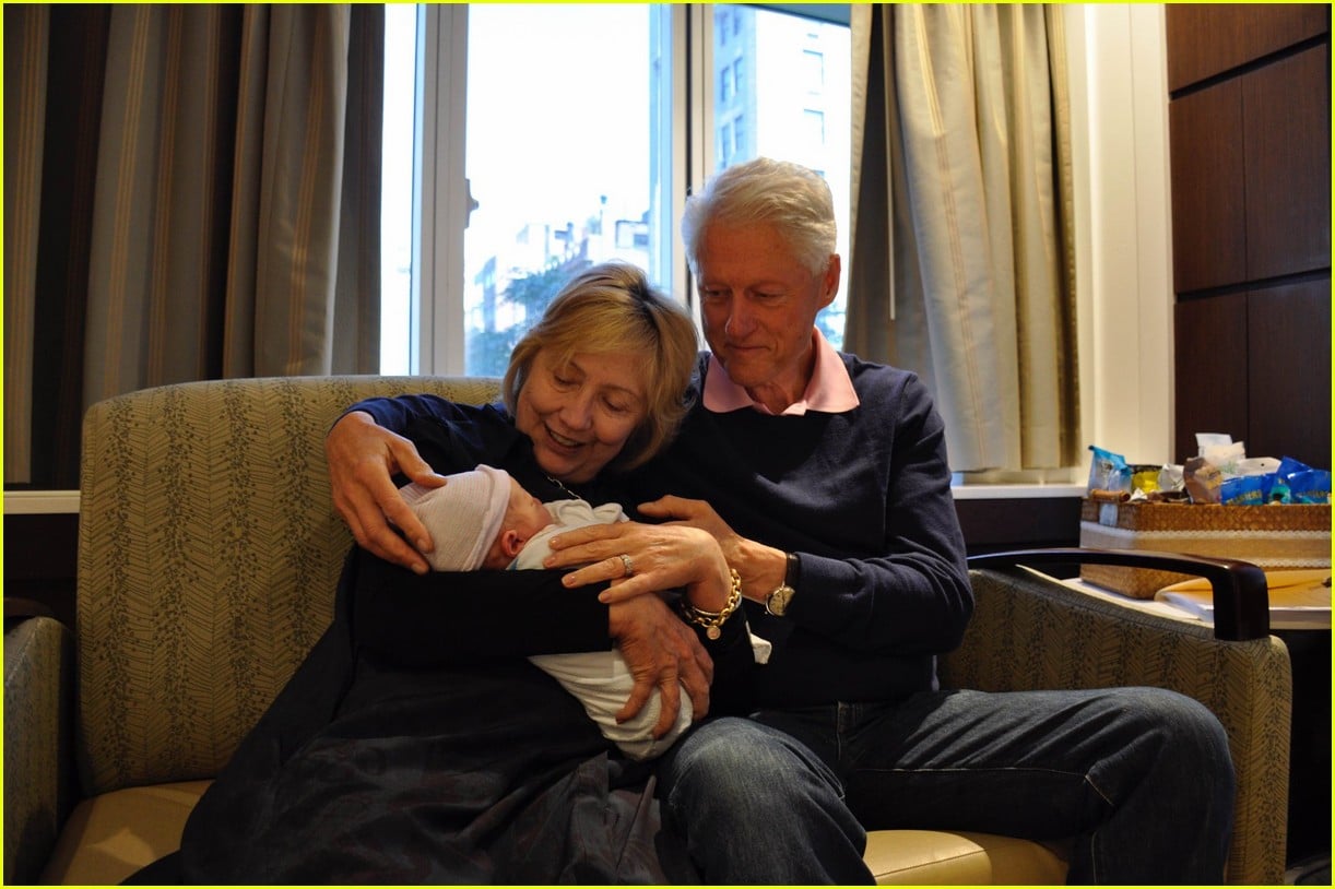 Hillary & Bill Clinton Share Photos of Chelsea's Son Aidan!: Photo ...