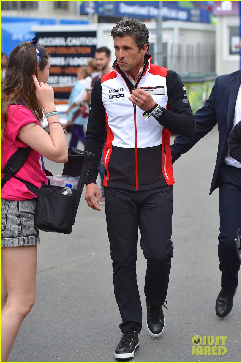 Patrick Dempsey & Jason Statham Cheer on Racers at Le Mans: Photo ...
