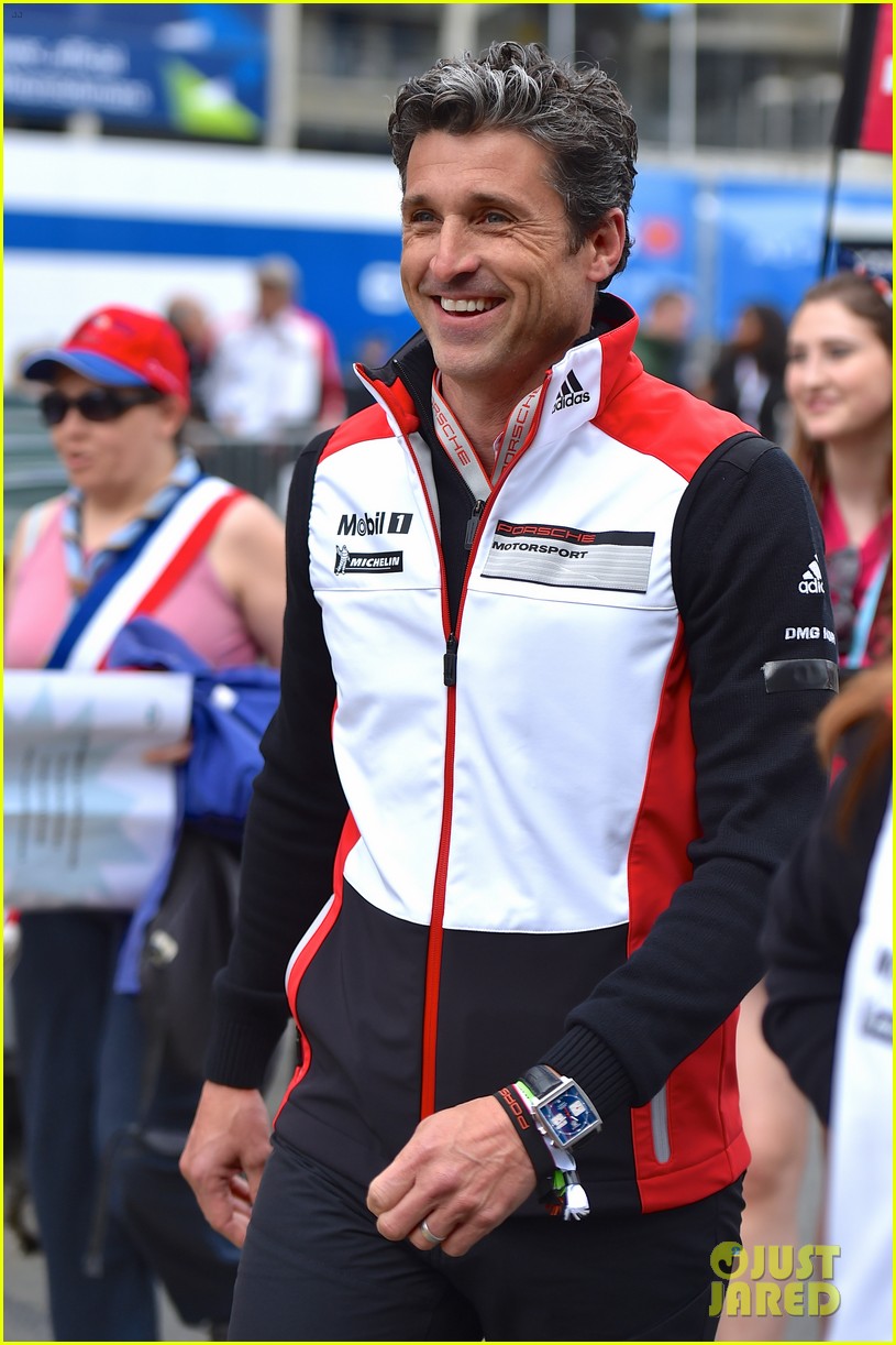 Patrick Dempsey & Jason Statham Cheer on Racers at Le Mans: Photo ...