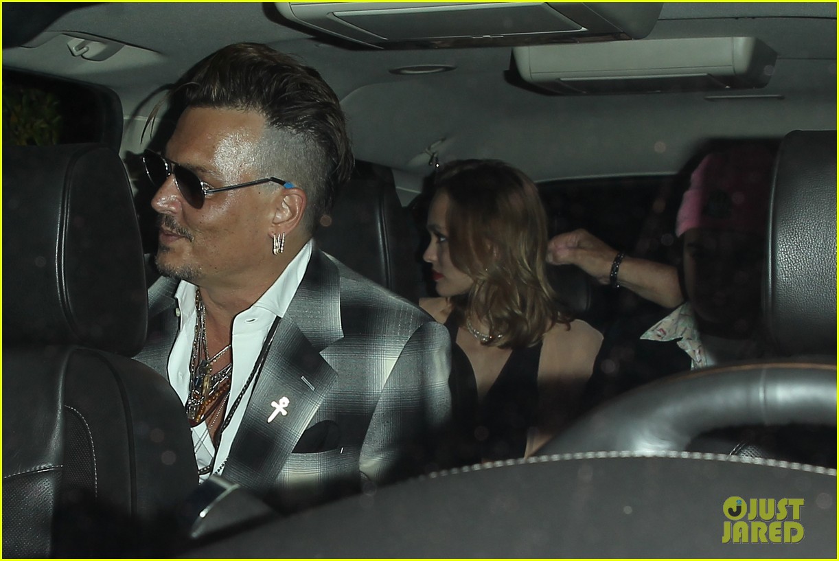 Johnny Depp Has Family Dinner With Daughter Lily-Rose: Photo 3695522 ...