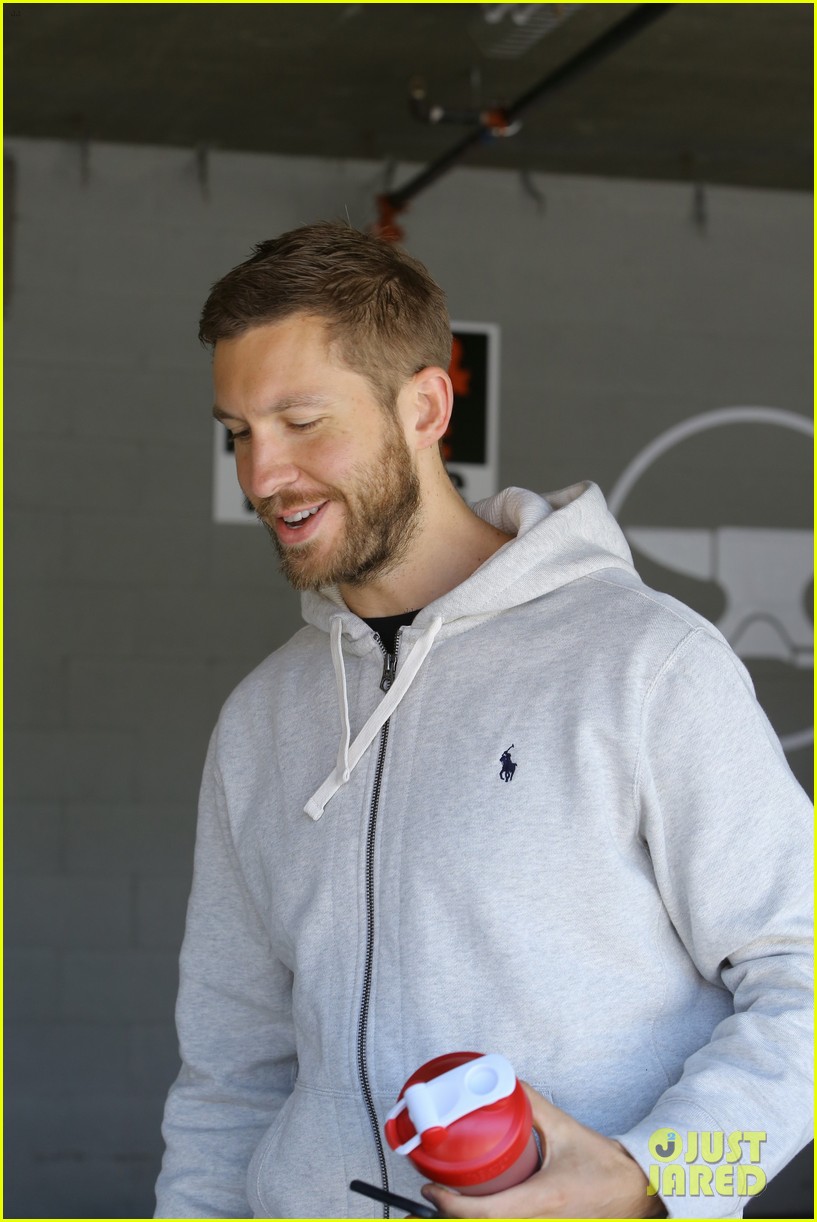 Calvin Harris Is All Smiles Despite Feeling 'Betrayed' by Taylor Swift ...