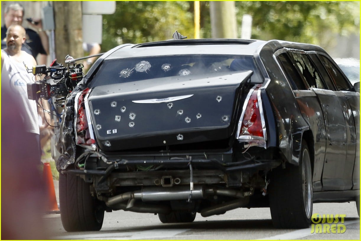 Hugh Jackman Escapes Bullet-Ridden Limo for 'Wolverine 3': Photo ...