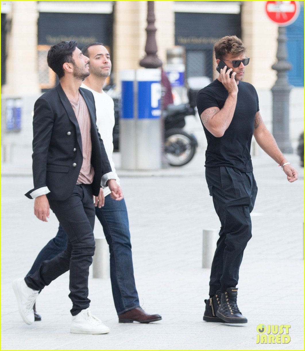 Ricky Martin Steps Out With Boyfriend Jwan Yosef After Calling Balmain ...