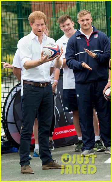 Prince William Attends Soccer Match as Prince Harry Plays Rugby!: Photo ...