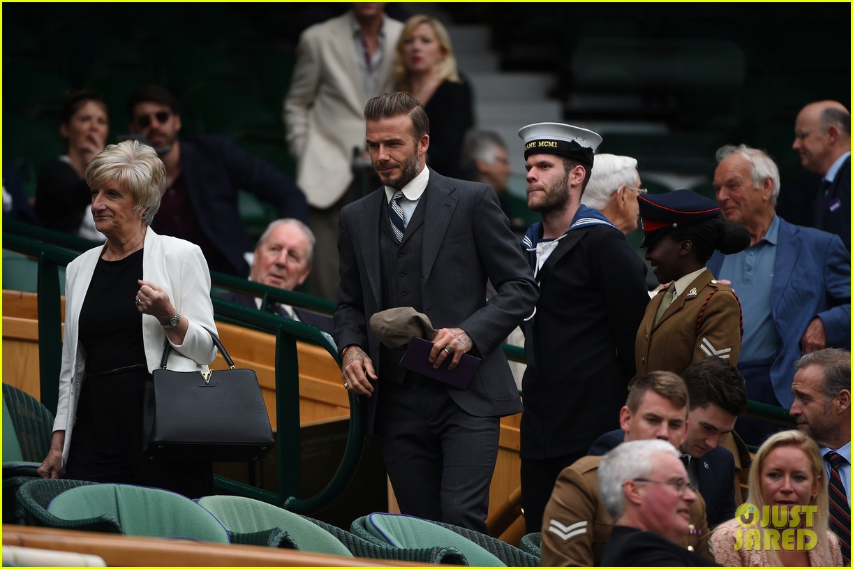 David Beckham Takes His Mom to the Wimbledon Championships: Photo ...