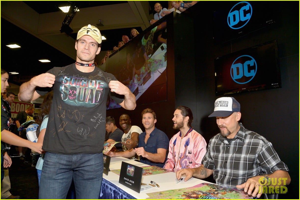 Henry Cavill Wears Disguise to Comic-Con, Pranks 'Suicide Squad' Cast ...