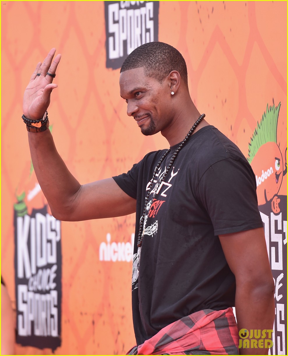 Stephen Curry & Chris Bosh Bring Families to Kids' Choice Sports Awards ...