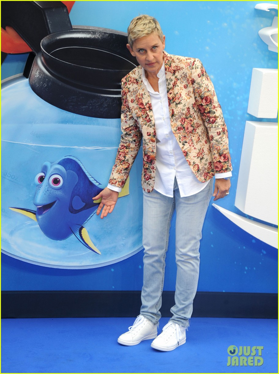 Ellen DeGeneres & Portia de Rossi Premiere 'Finding Dory' in London ...