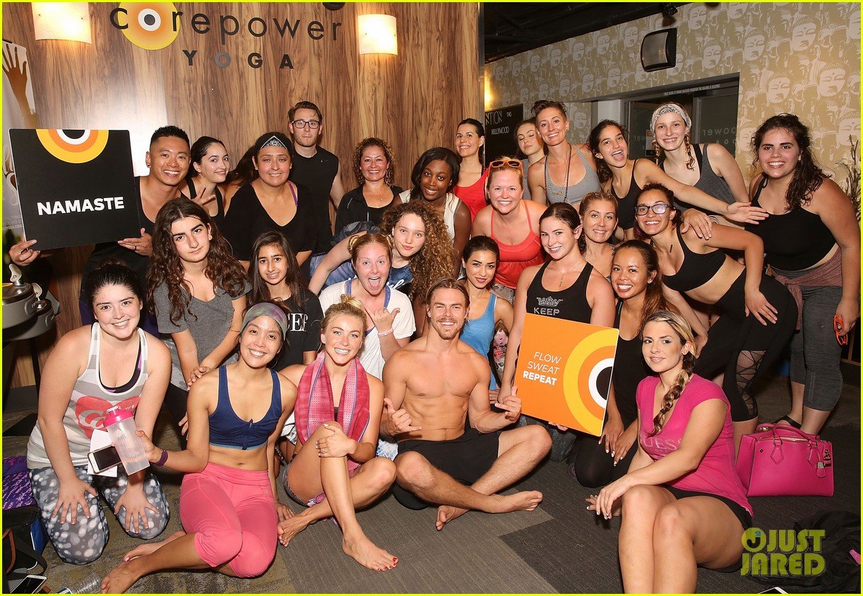 Julianne Hough & Brother Derek Host CorePower Yoga Class: Photo 3721131 ...