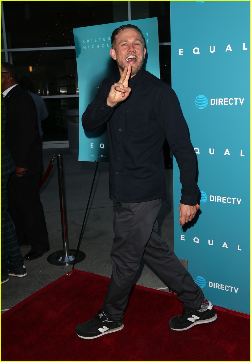 Charlie Hunnam Supports Drake Doremus at 'Equals' Premiere: Photo ...